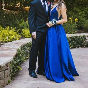 Dresses | Deep Blue Prom Dress | Poshmark